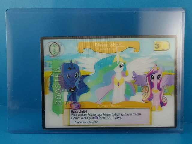 MY LITTLE PONY MLP PRINCESS CELESTIA Solar Sister #f2 3D Oversized Card ...