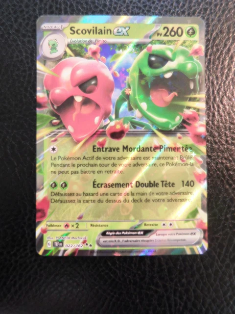 SCOVILAIN EX - EV5:Forces Temporelles- 022/162 - Carte Pokémon ...