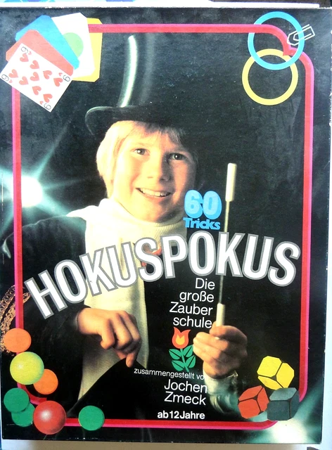 HOKUSPOKUS, DIE GROSSE Zauberschule, DDR, Plasticart, 70er Jahre EUR 6 ...