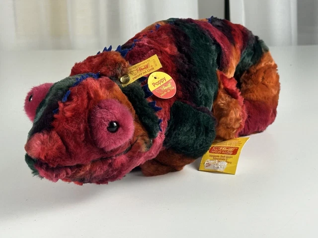 STEIFF TIER 067259 Poppy Caméléon 45 cm - Excellent état EUR 113,92 ...