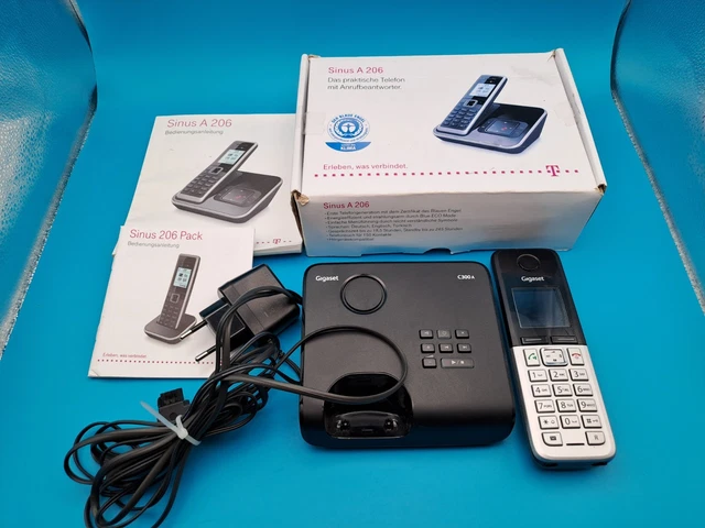 TELEFON SIEMENS GIGASET DECT C300 + AB Ladestation C300 A + Kabel gut ...