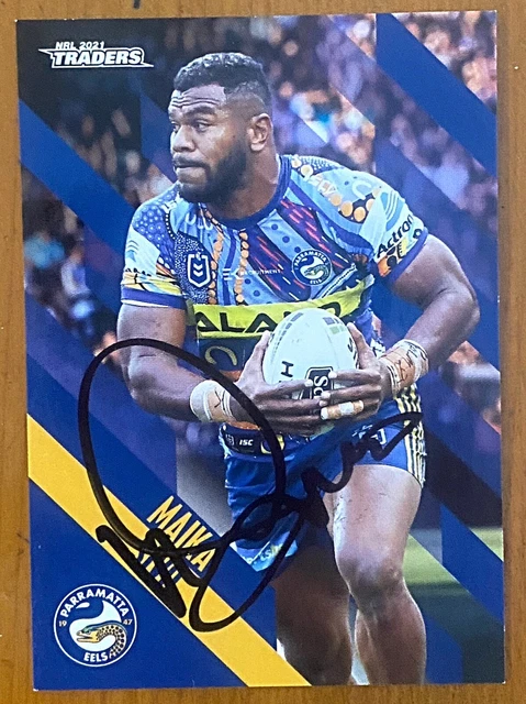 MAIKA SIVO PARRAMATTA Eels 2021 Traders Nrl Signed Card EUR 5,98 ...