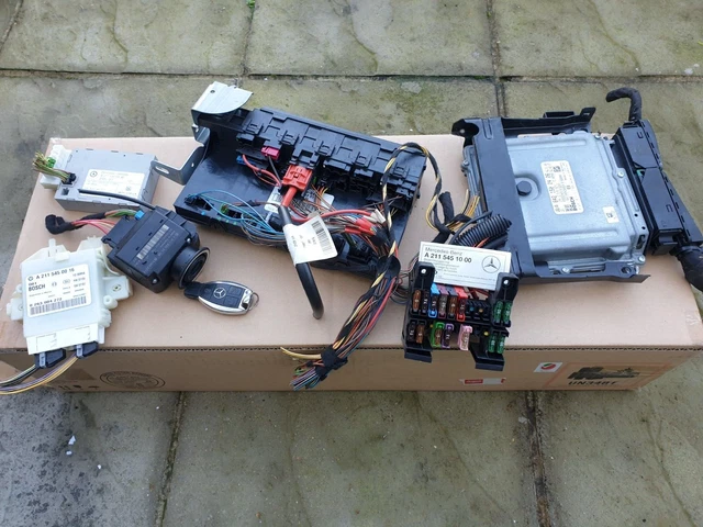 MERCEDES BENZ CDI ECU Lockset A2115459301 A6421502426 A2115450016 £212. ...