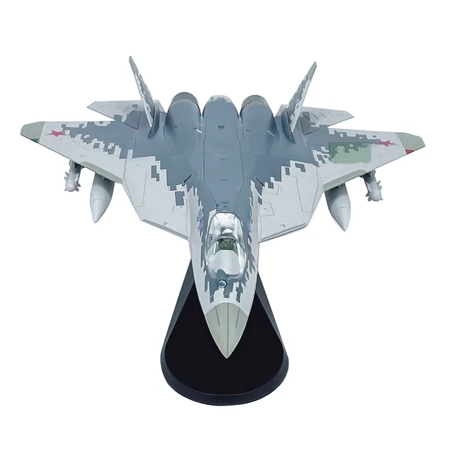 ALLOY 1/72 SCALE Russian Air Force Sukhoi Su-57 Fighter Model Toy Gift ...