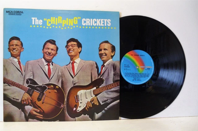 BUDDY HOLLY AND THE CRICKETS the chirping crickets LP EX/EX, CDLM 8035 ...