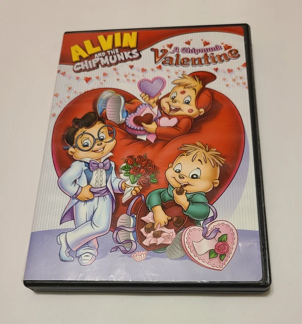 DVD ALVIN AND The Chipmunks A Chipmunk Valentine avec insert original ...