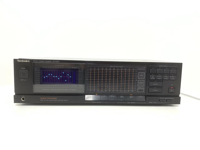 TECHNICS SH-8066 STEREO Graphic Equalizer Spectrum Analyzer Vintage 85 ...