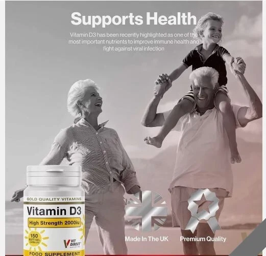 VIT DIRECT VITAMIN D3 Softgels 150s £7.19 - PicClick UK