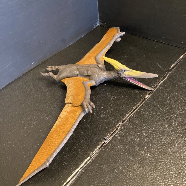 9) JURASSIC PARK Jurassic World Pterodactyl figure Mattel 2017 16” Wing ...