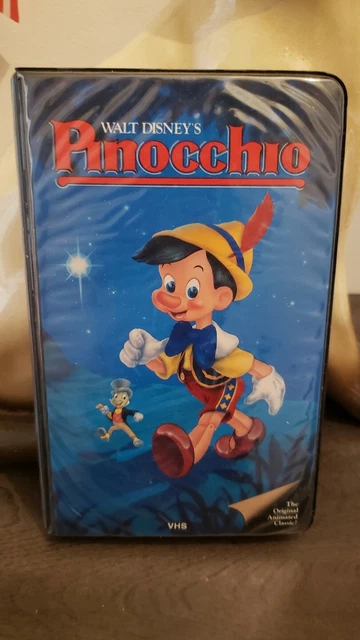 WALT DISNEY’S PINOCCHIO VHS Black Diamond Classics Original Version ...