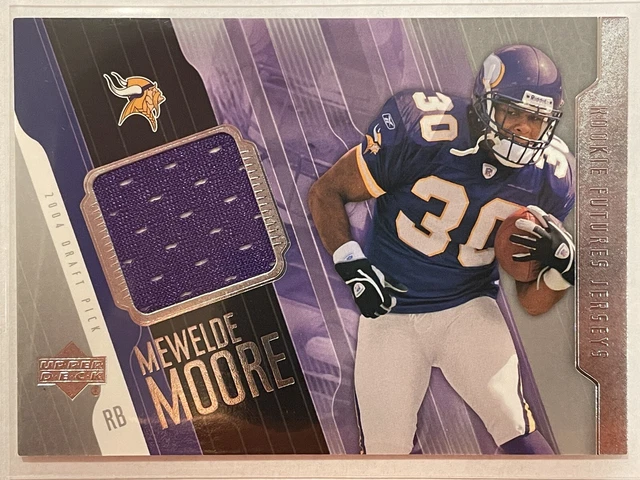 2004 UPPER DECK Mewelde Moore recrue futur maillot RC #RF-MM football ...
