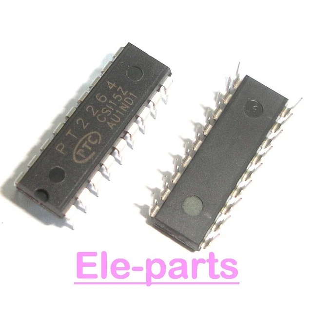 10 PCS PT2264 DIP-18 PTC Remote Control Encoder Integrated Circuits ...