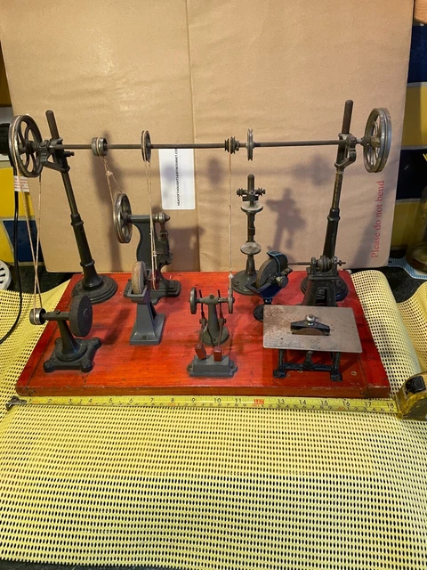 VINTAGE MODEL STEAM Engine Workshop Lineshaft Tools Bing Wilesco Mersey ...