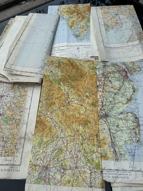 BRITISH ARMY VINTAGE Maps 1950s 60s Job Lot Uk £17.50 - PicClick UK