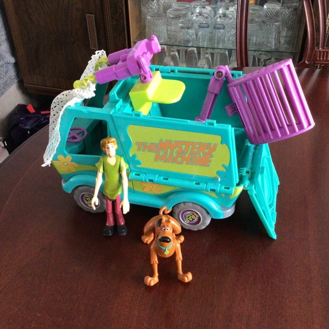 SCOOBY DOO THE Mystery Machine Van with Figures Toy Bundle. Hanna ...