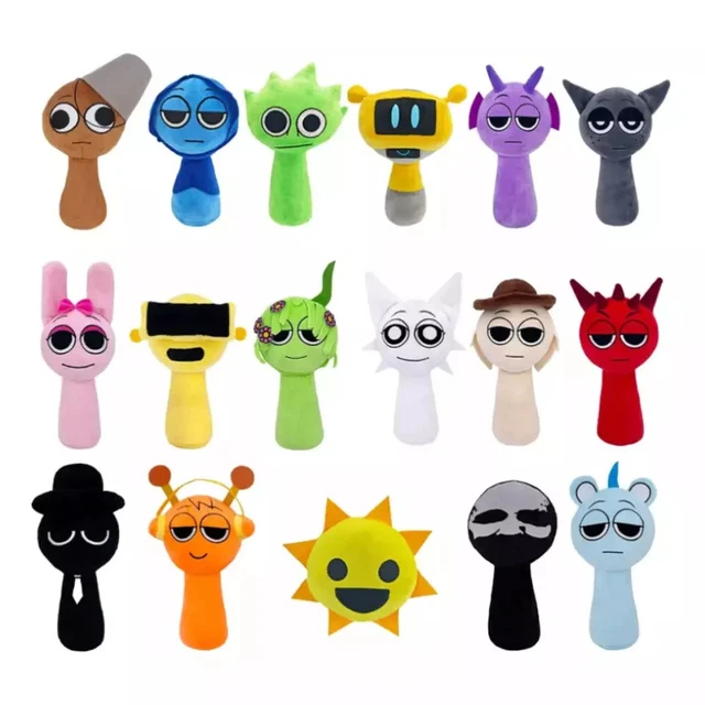 SPRUNKI PLUSH TOY Simon Oren Winda Sprunki Character Doll Plush Toy ...