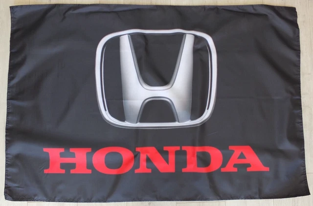 HONDA LOGO FLAG (80-120)cm Man Cave Bar Garage Shed Car Banner Racing ...