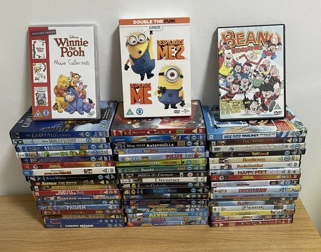 JOB LOT KIDS Films Movies DVDs Bundle Beano Despicable Me Winnie The ...