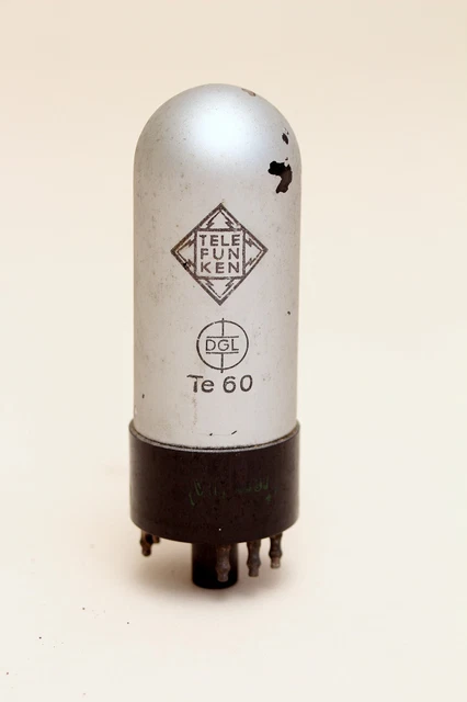 TELEFUNKEN RÖHRE TE 60 DGL Wehrmachtröhre nicht geprüft # 3023 EUR 40,00 - PicClick DE