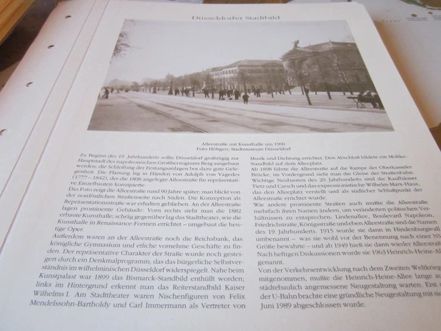 DÜSSELDORF ARCHIV 2 2067 Alleestraße mit Kunsthalle um 1900 EUR 5,24 ...