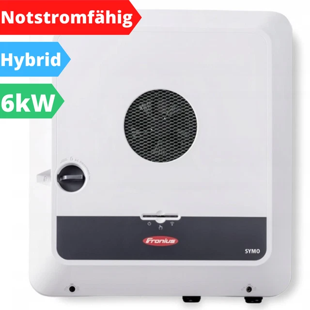 FRONIUS SYMO GEN24 6.0 Plus Wechselrichter Notstrom Hybrid Inverter ...