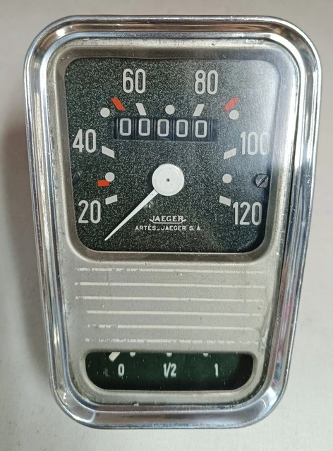 ORIGINAL CITROEN 2CV meter restored. Velocímetro. Speedometer £198.20 ...