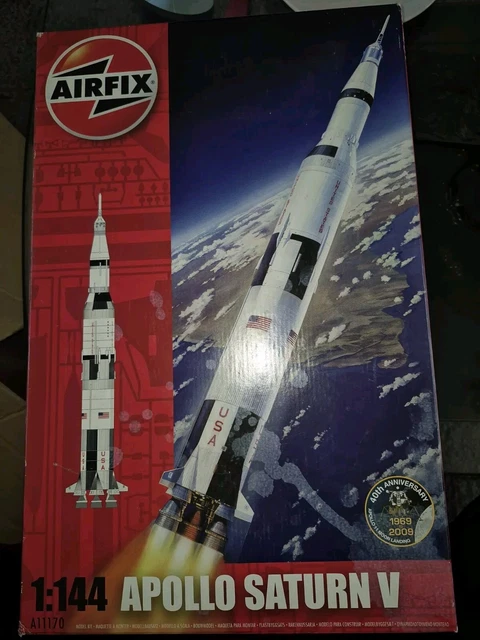 A11170 AIRFIX 1:144 Scale Apollo Saturn V Rocket Kit £40.00 - PicClick UK