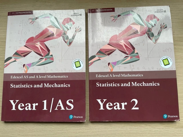 EDEXCEL A LEVEL Mathematics Statistics and Mechanics Textbook Bundle ...