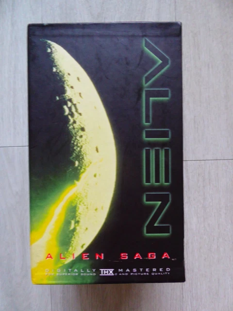 ALIEN SAGA VHS BOXSET (all tested) ALIEN, ALIENS, ALIEN 3, ALIEN ...
