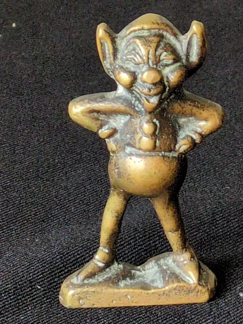 ANTIQUE BRASS MISCHIEVOUS Pixie c1920 £10.78 - PicClick UK