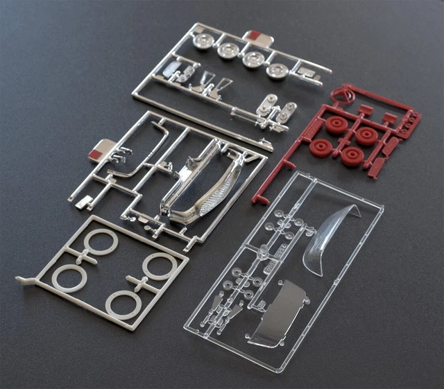 VINTAGE 1/24 MONOGRAM 58 T-Bird Model kit - Slot Car parts £55.00 ...