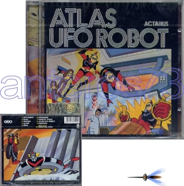 ACTARUS ATLAS UFO ROBOT RARE CD Out of Catalog SEALED TV ACRONYM ...
