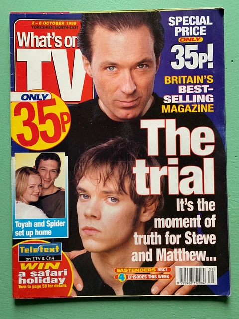 WHAT'S ON TV 2-Oct-1999 MARTIN KEMP Simon O'Brien Richard E Grant Kevin ...