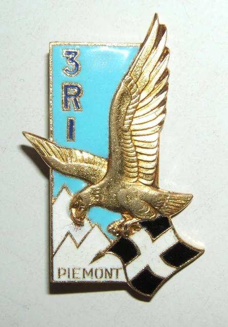 INSIGNE 3° REGIMENT D'INFANTERIE - Drago - ECLAT D'EMAIL EUR 5,00 - PicClick FR