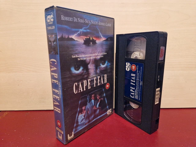 CAPE FEAR - Robert De Niro - CIC Video - Big Box PAL VHS Video Tape (L1 ...