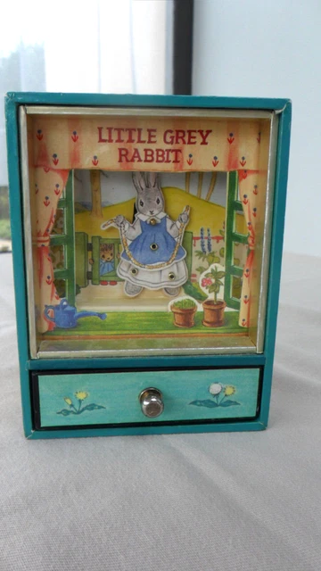 BOITE A MUSIQUE Trousselier Little Grey Rabbit Vintage Margaret Tempest ...