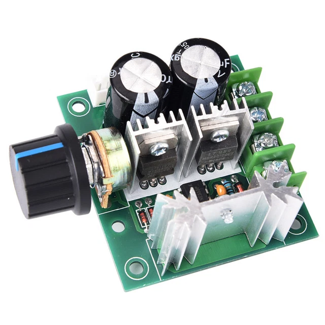 12V~40V 10A PWM DC Motor Speed Control Switch Controller Volt Regulator ...