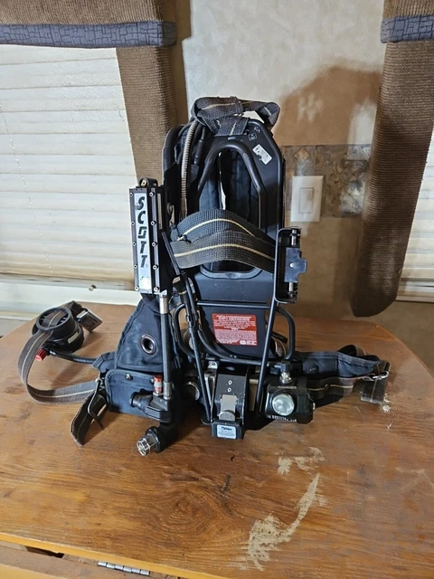 SCOTT 4.5 AP75 SCBA Air Pak PACK CBRN Regulator HUD - UAC/RIT - W/ SEMS ...