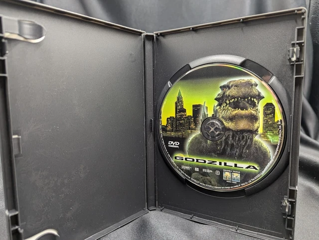GODZILLA 1998 DVD Deluxe Widescreen Presentation Matthew Broderick $5. ...