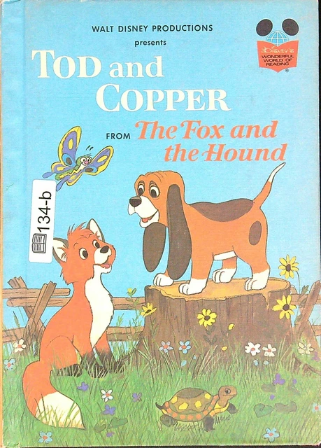 TOD & COPPER From Fox & The Hound Disney's Wonderful World of Reading ...