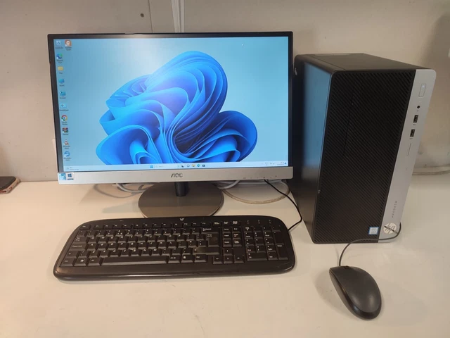 HP PRODESK 400 G6 COMPUTER DESKTOP WINDOWS 11 I5 9th GEN 8GB NVME 1TB ...