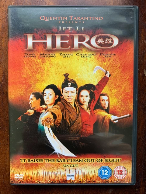 HERO DVD 2002 Hong Kong Arts Martiaux Film Épique Classique Largeur ...