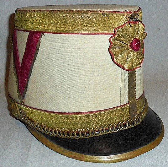 RARE- WWI -FRENCH Army- Vintage Military Officer's Uniform Shako Hat ...