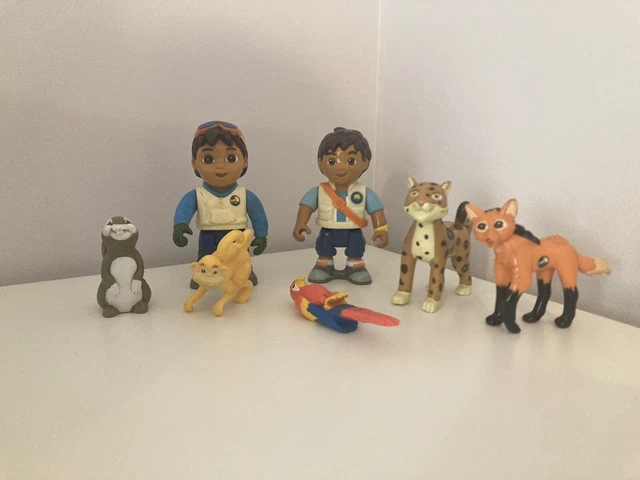GO DIEGO GO Figures Animals Dora the Explorer Mattel Vintage Cake ...