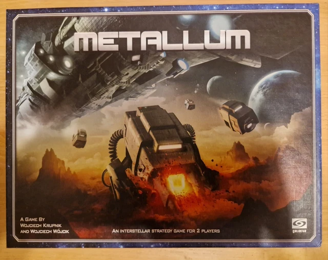 METALLUM BOARD GAME. 2 player area control programming board game. Out ...