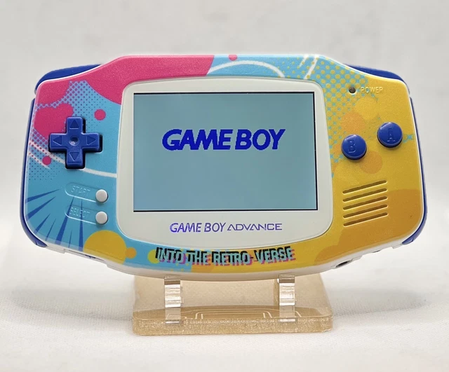 CUSTOM MODDED RETRO Handheld Gameboy Advance Console- IPS V2 Backlit ...