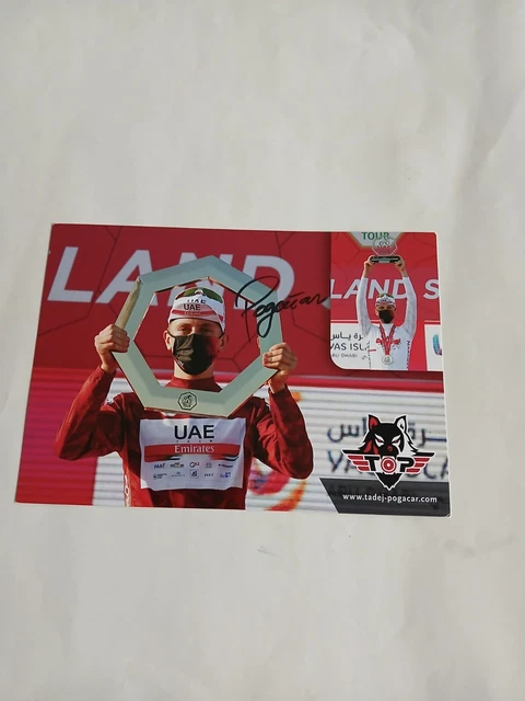 CYCLISME - AUTOGRAPHE - carte signée Tadej Pogacar EUR 20,00 - PicClick FR