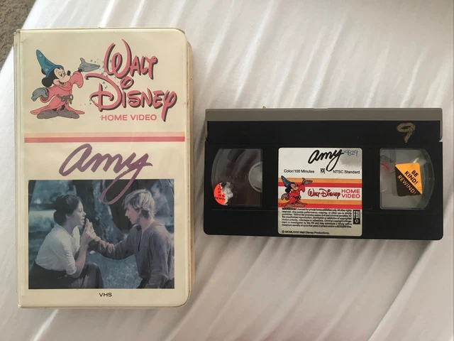 AMY WALT DISNEY Home Video RARE ORIGINAL VHS RELEASE 1981 White ...