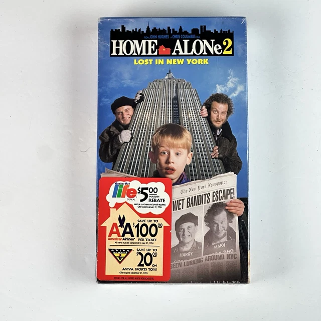 HOME ALONE 2: Lost in New York (VHS, 1993) FACTORY SEALED WITH WATERMARKS £21.20 - PicClick UK