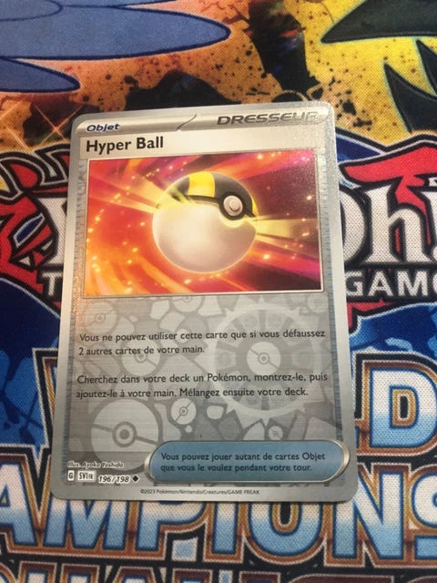 HYPER BALL CARTE neuve française holo reverse 196/198 2023 EUR 2,75 ...